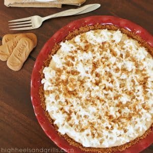 Biscoff Pie | High Heels and Grills