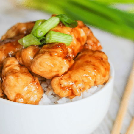 Panda Express Orange Chicken Bowl