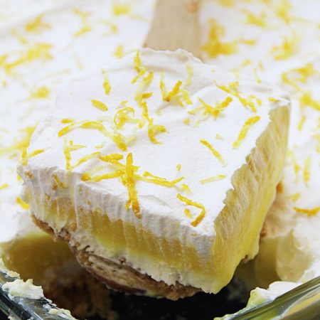 No Bake Lemon Layered Dessert - High Heels and Grills